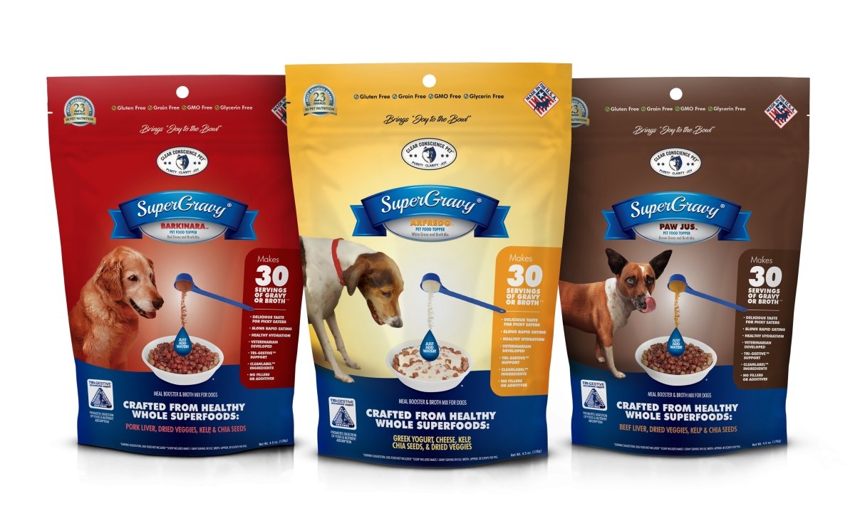 INTRODUCING New SuperGravy: BRING OUT THE BOOST™ with Next-Gen Topper – Clear Conscience Pet