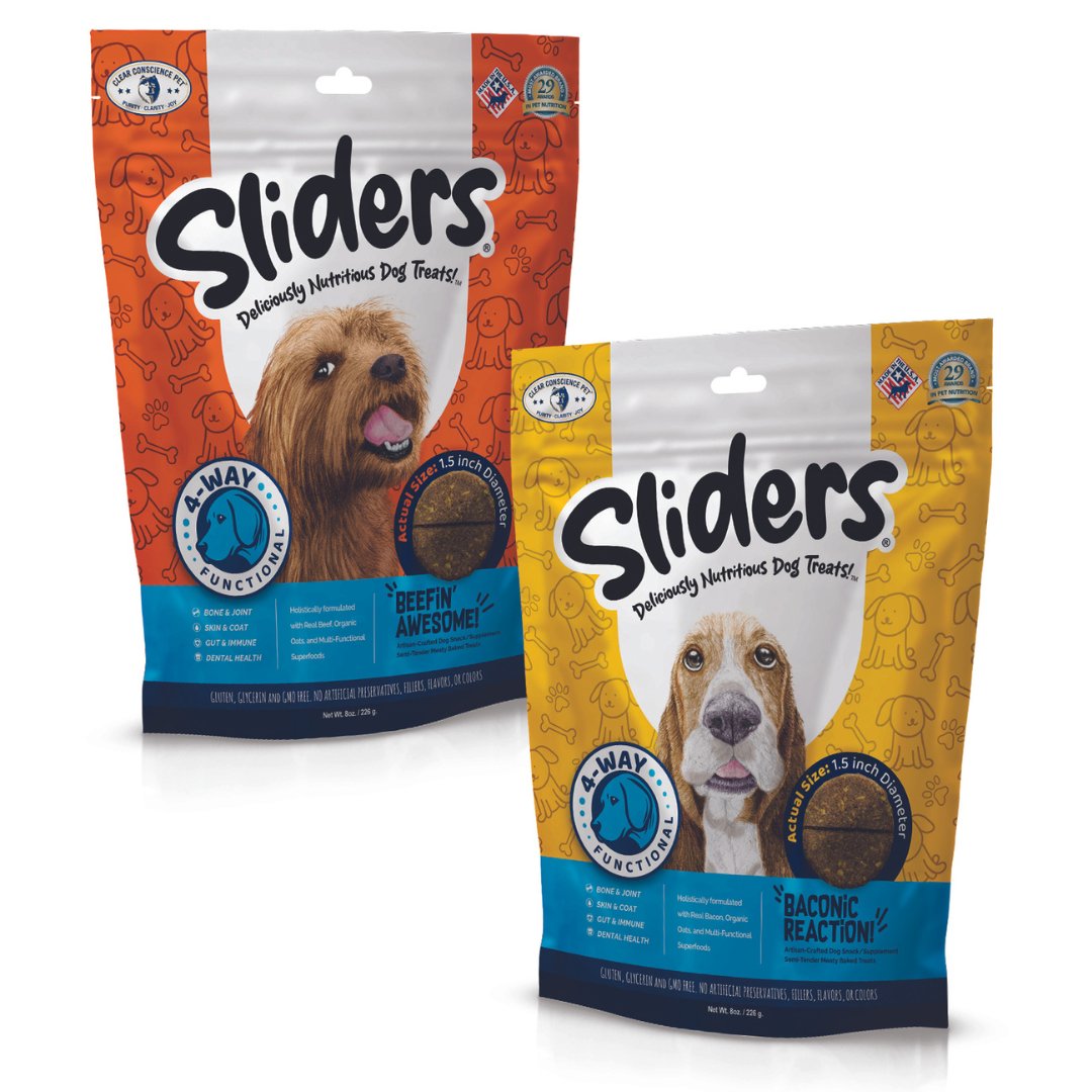 Sliders® Relaunches with Revolutionary Four-Way Functional Dog Treats ...
